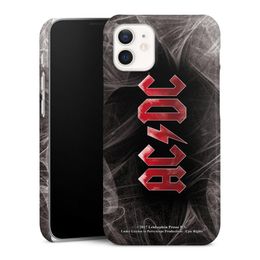 DeinDesign iPhone 12 mini Handy Premium Case Smartphone Handyh&uuml;lle Schutzh&uuml;lle gl&auml;nzend Merchandise Acdc Logo Premium Case