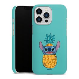 DeinDesign iPhone 13 Pro Handy Premium Case Smartphone Handyh&uuml;lle Schutzh&uuml;lle matt Disney Lilo & Stitch Pineapple Premium Case