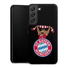 DeinDesign Galaxy S22 Handy Premium Case Smartphone Handyh&uuml;lle Schutzh&uuml;lle gl&auml;nzend Bernie Official Licensed Product Fc Bayern M&uuml;nchen Premium Case
