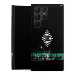 DeinDesign Galaxy S23 Ultra Handy Premium Case Smartphone Handyh&uuml;lle Schutzh&uuml;lle gl&auml;nzend Borussia M&ouml;nchengladbach Official Licensed Product Stadium Premium Case
