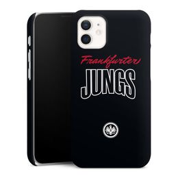 DeinDesign iPhone 12 mini Handy Premium Case Smartphone Handyh&uuml;lle Schutzh&uuml;lle matt Eintracht Frankfurt Sge Official Licensed Product Premium Case