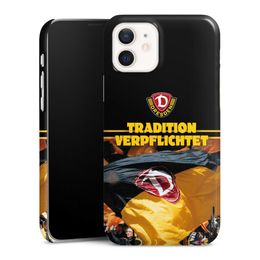 DeinDesign iPhone 12 Handy Premium Case Smartphone Handyh&uuml;lle Schutzh&uuml;lle gl&auml;nzend Sgd Sg Dynamo Dresden Merchandise Premium Case