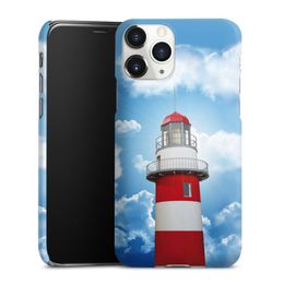 DeinDesign iPhone 11 Pro Handy Premium Case Smartphone Handyh&uuml;lle Schutzh&uuml;lle matt Sky Lighthouse Cloud Premium Case