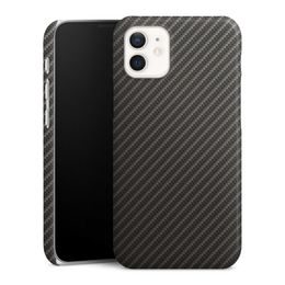 DeinDesign iPhone 12 mini Handy Premium Case Smartphone Handyh&uuml;lle Schutzh&uuml;lle gl&auml;nzend Carbon Metallic Look Muster Premium Case
