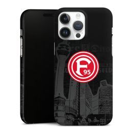 DeinDesign iPhone 14 Pro Max Handy Premium Case Smartphone Handyh&uuml;lle Schutzh&uuml;lle matt Official Licensed Product Logo Fortuna D&uuml;sseldorf Premium Case