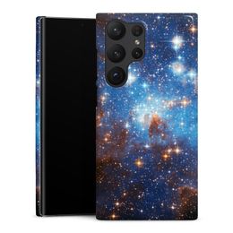 DeinDesign Galaxy S23 Ultra Handy Premium Case Smartphone Handyh&uuml;lle Schutzh&uuml;lle gl&auml;nzend Weltall Star Galaxy Premium Case