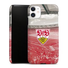 DeinDesign iPhone 11 Handy Premium Case Smartphone Handyh&uuml;lle Schutzh&uuml;lle gl&auml;nzend Official Licensed Product Vfb Stuttgart Stadium Premium Case