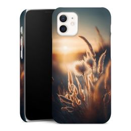 DeinDesign iPhone 12 mini Handy Premium Case Smartphone Handyh&uuml;lle Schutzh&uuml;lle matt Sun Pampasgras Nature Premium Case