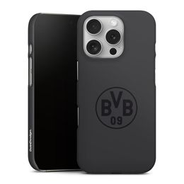 DeinDesign iPhone 16 Pro Handy Premium Case Smartphone Handyh&uuml;lle Schutzh&uuml;lle matt Bvb Borussia Dortmund Logo Premium Case