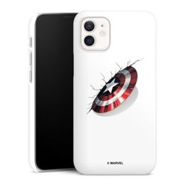 DeinDesign iPhone 12 mini Handy Premium Case Smartphone Handyh&uuml;lle Schutzh&uuml;lle matt Captain America Official Licensed Product Marvel Premium Case