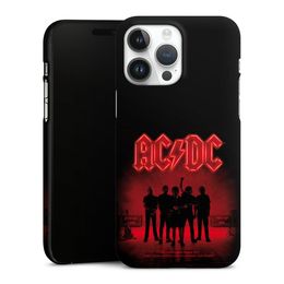 DeinDesign iPhone 14 Pro Max Handy Premium Case Smartphone Handyh&uuml;lle Schutzh&uuml;lle matt Band Acdc Official Licensed Product Premium Case