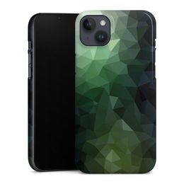 DeinDesign iPhone 14 Plus Handy Premium Case Smartphone Handyh&uuml;lle Schutzh&uuml;lle gl&auml;nzend Tarnmuster Geometric Mosaic Premium Case