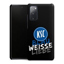 DeinDesign Galaxy S20 FE 5G Handy Premium Case Smartphone Handyh&uuml;lle Schutzh&uuml;lle matt Ksc Official Licensed Product Karlsruher Sc Premium Case
