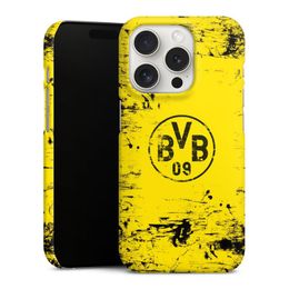 DeinDesign iPhone 15 Pro Handy Premium Case Smartphone Handyh&uuml;lle Schutzh&uuml;lle matt Bvb Official Licensed Product Borussia Dortmund Premium Case