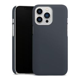 DeinDesign iPhone 13 Pro Handy Premium Case Smartphone Handyh&uuml;lle Schutzh&uuml;lle matt Anthracite Grey Unicoloured Premium Case