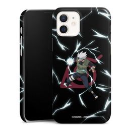 DeinDesign iPhone 12 Handy Premium Case Smartphone Handyh&uuml;lle Schutzh&uuml;lle gl&auml;nzend Naruto Shippuden Official Licensed Product Kakashi Premium Case