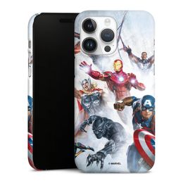 DeinDesign iPhone 14 Pro Max Handy Premium Case Smartphone Handyh&uuml;lle Schutzh&uuml;lle matt Marvel Avengers Official Licensed Product Premium Case
