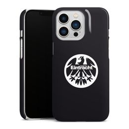 DeinDesign iPhone 13 Pro Handy Premium Case Smartphone Handyh&uuml;lle Schutzh&uuml;lle gl&auml;nzend Logo Eintracht Frankfurt Eagle Premium Case