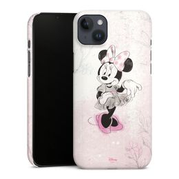 DeinDesign iPhone 14 Plus Handy Premium Case Smartphone Handyh&uuml;lle Schutzh&uuml;lle gl&auml;nzend Vintage Minnie Mouse Disney Premium Case