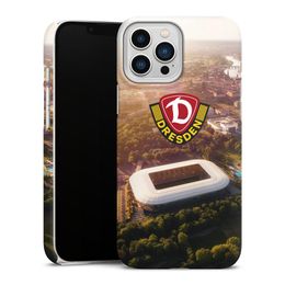 DeinDesign iPhone 13 Pro Max Handy Premium Case Smartphone Handyh&uuml;lle Schutzh&uuml;lle matt Sgd Sg Dynamo Dresden Stadium Premium Case