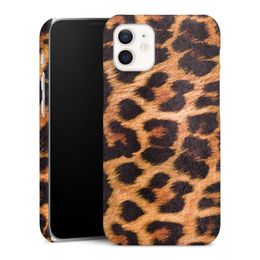 DeinDesign iPhone 12 mini Handy Premium Case Smartphone Handyh&uuml;lle Schutzh&uuml;lle matt Animal Print Leopard Fur Premium Case