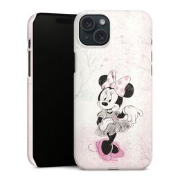 DeinDesign iPhone 15 Plus Handy Premium Case Smartphone Handyh&uuml;lle Schutzh&uuml;lle gl&auml;nzend Vintage Minnie Mouse Disney Premium Case