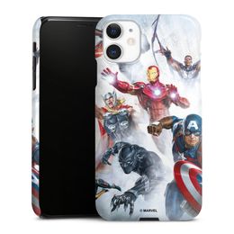 DeinDesign iPhone 11 Handy Premium Case Smartphone Handyh&uuml;lle Schutzh&uuml;lle gl&auml;nzend Marvel Avengers Official Licensed Product Premium Case