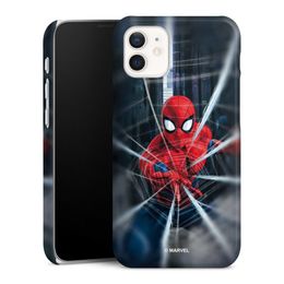 DeinDesign iPhone 12 mini Handy Premium Case Smartphone Handyh&uuml;lle Schutzh&uuml;lle gl&auml;nzend Kinofilm Marvel Spiderman Premium Case
