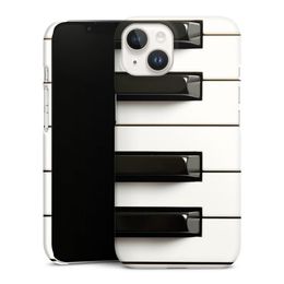 DeinDesign iPhone 14 Handy Premium Case Smartphone Handyh&uuml;lle Schutzh&uuml;lle matt Klavier Music Piano Premium Case