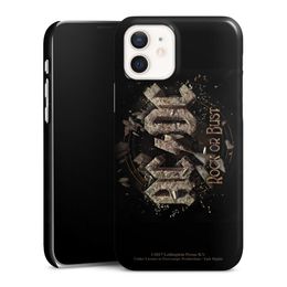 DeinDesign iPhone 12 Handy Premium Case Smartphone Handyh&uuml;lle Schutzh&uuml;lle gl&auml;nzend Official Licensed Product Rock Or Bust Acdc Premium Case