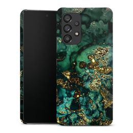 DeinDesign Galaxy A53 5G Handy Premium Case Smartphone Handyh&uuml;lle Schutzh&uuml;lle matt Muster Glitzer Marble Premium Case