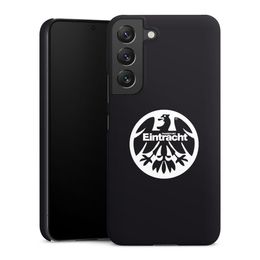 DeinDesign Galaxy S22 Handy Premium Case Smartphone Handyh&uuml;lle Schutzh&uuml;lle matt Logo Eintracht Frankfurt Eagle Premium Case