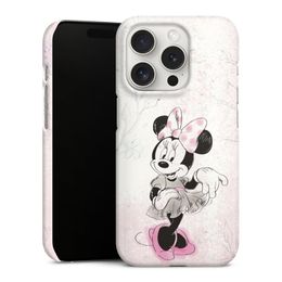 DeinDesign iPhone 15 Pro Handy Premium Case Smartphone Handyh&uuml;lle Schutzh&uuml;lle matt Vintage Minnie Mouse Disney Premium Case