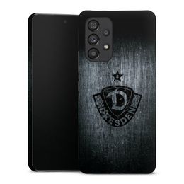 DeinDesign Galaxy A53 5G Handy Premium Case Smartphone Handyh&uuml;lle Schutzh&uuml;lle matt Sg Dynamo Dresden Official Licensed Product Vintage Premium Case