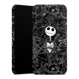 DeinDesign Galaxy A55 5G Handy Premium Case Smartphone Handyh&uuml;lle Schutzh&uuml;lle matt Disney Nightmare Before Christmas Halloween Premium Case