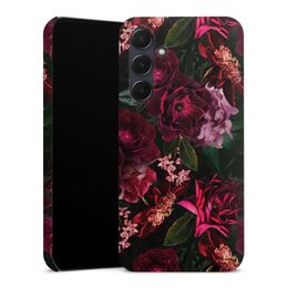 DeinDesign Galaxy A55 5G Handy Premium Case Smartphone Handyh&uuml;lle Schutzh&uuml;lle matt Flowers Blossom Rose Premium Case