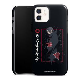 DeinDesign iPhone 12 Handy Premium Case Smartphone Handyh&uuml;lle Schutzh&uuml;lle gl&auml;nzend Official Licensed Product Naruto Shippuden Itachi Uchiha Premium Case