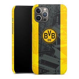 DeinDesign iPhone 12 Pro Max Handy Premium Case Smartphone Handyh&uuml;lle Schutzh&uuml;lle matt Bvb Borussia Dortmund Stadium Premium Case