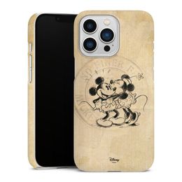 DeinDesign iPhone 13 Pro Handy Premium Case Smartphone Handyh&uuml;lle Schutzh&uuml;lle matt Minnie Mouse Vintage Mickey Mouse Premium Case