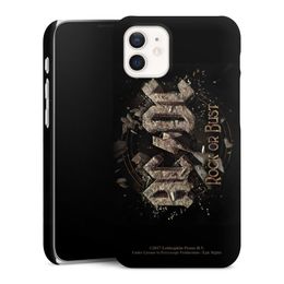 DeinDesign iPhone 12 mini Handy Premium Case Smartphone Handyh&uuml;lle Schutzh&uuml;lle matt Official Licensed Product Rock Or Bust Acdc Premium Case