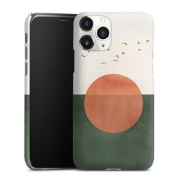 DeinDesign iPhone 11 Pro Handy Premium Case Smartphone Handyh&uuml;lle Schutzh&uuml;lle matt Sunset Bird Sunshine Premium Case