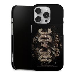 DeinDesign iPhone 16 Pro Handy Premium Case Smartphone Handyh&uuml;lle Schutzh&uuml;lle matt Official Licensed Product Rock Or Bust Acdc Premium Case