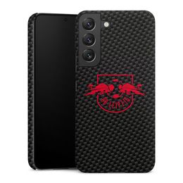 DeinDesign Galaxy S22 Handy Premium Case Smartphone Handyh&uuml;lle Schutzh&uuml;lle matt Rb Leipzig Official Licensed Product Carbon Premium Case