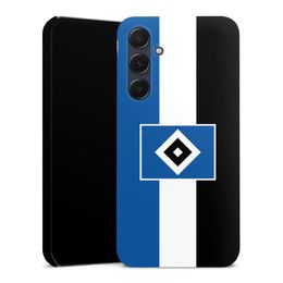 DeinDesign Galaxy A55 5G Handy Premium Case Smartphone Handyh&uuml;lle Schutzh&uuml;lle matt Stripes Hamburger Sv Hsv Premium Case