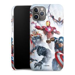 DeinDesign iPhone 12 Pro Handy Premium Case Smartphone Handyh&uuml;lle Schutzh&uuml;lle matt Marvel Avengers Official Licensed Product Premium Case