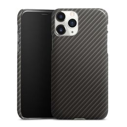 DeinDesign iPhone 11 Pro Handy Premium Case Smartphone Handyh&uuml;lle Schutzh&uuml;lle gl&auml;nzend Carbon Muster Metallic Look Premium Case