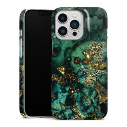 DeinDesign iPhone 13 Pro Handy Premium Case Smartphone Handyh&uuml;lle Schutzh&uuml;lle gl&auml;nzend Muster Glitzer Marble Premium Case