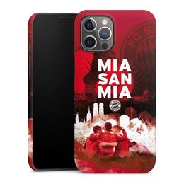 DeinDesign iPhone 12 Pro Max Handy Premium Case Smartphone Handyh&uuml;lle Schutzh&uuml;lle matt Fc Bayern M&uuml;nchen Fcb Mia San Mia Premium Case