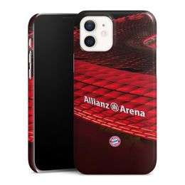 DeinDesign iPhone 12 Handy Premium Case Smartphone Handyh&uuml;lle Schutzh&uuml;lle gl&auml;nzend Fcb Stadium Fc Bayern M&uuml;nchen Premium Case
