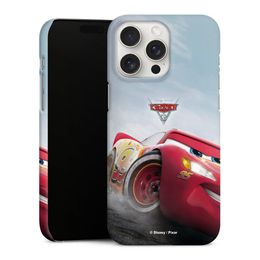 DeinDesign iPhone 15 Pro Max Handy Premium Case Smartphone Handyh&uuml;lle Schutzh&uuml;lle matt Lightning Mcqueen 95 Official Licensed Product Cars Premium Case